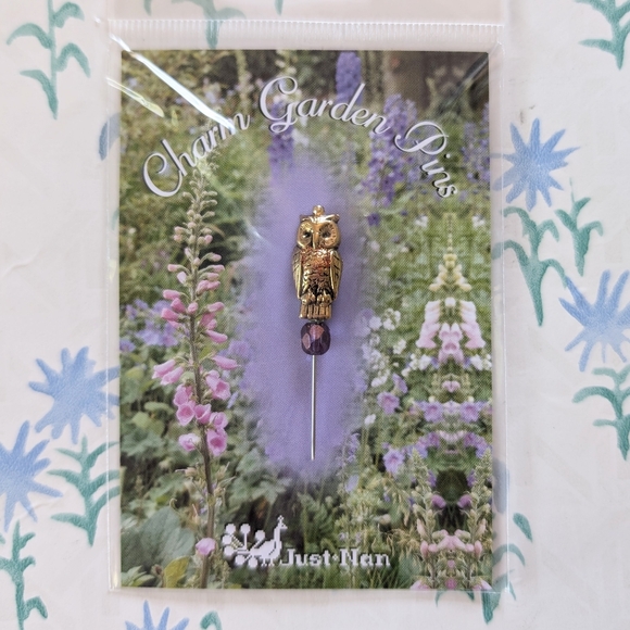 Just Nan | Office | Just Nan Charm Garden Owl Stick Pin New Counting ...